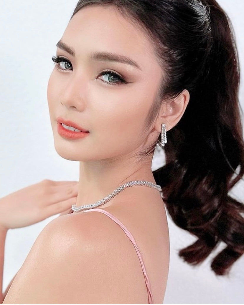 Square Tennis Necklace – Jacatel